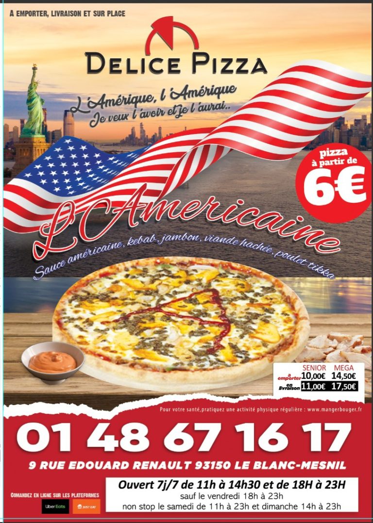 Delice Pizza – Les meilleurs Pizzas du 93